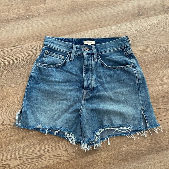 Splendid | Shorts | Splendid Easy Ruby Shorts Denim Jean Frayed | Poshmark